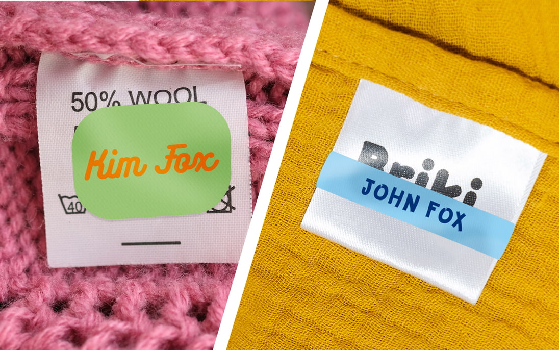 Personalised labels for children's clothes | Stickerkid.ch