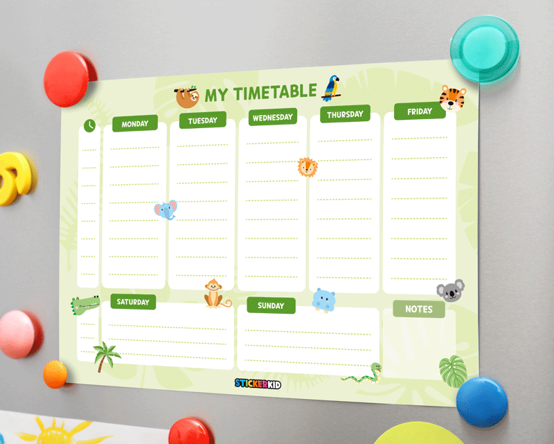 Back to School: print the timetable for children ! - Blog