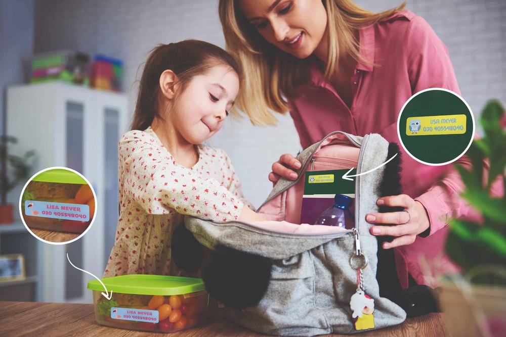 Back to School: choose the perfect name labels - Blog